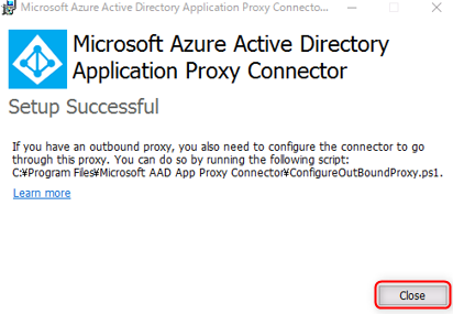 AADAPC - Azure AD Application Proxy Connector 実装方法